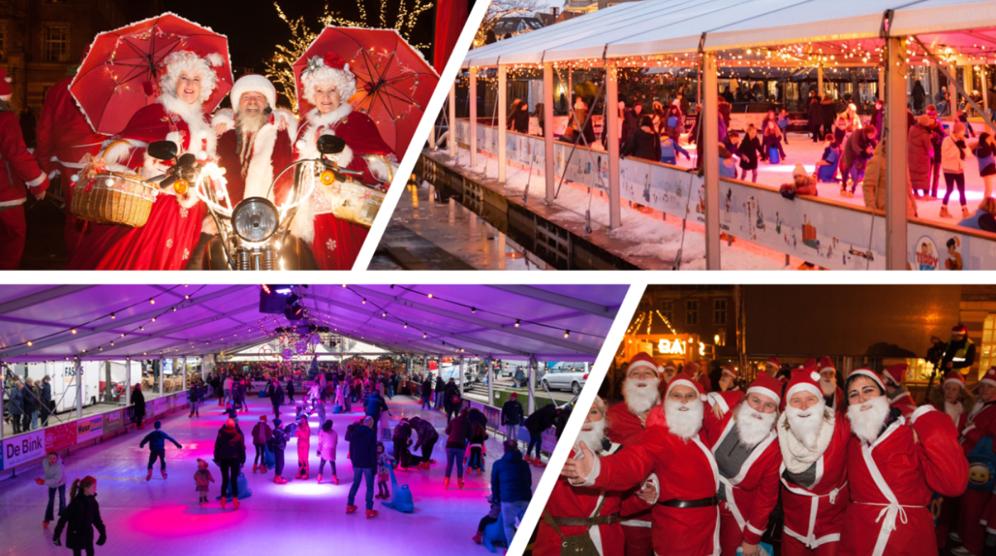 Een drijvende ijsbaan en 1574 kerstmannen: dit zijn de Winter Wonder ...